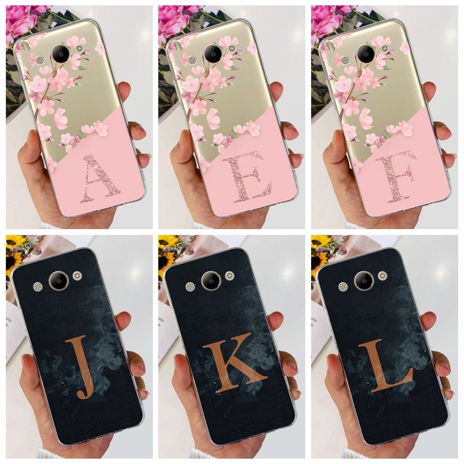 Huawei Y3 (2017) / Y3 (2018) CRO-L02 CRO-L22 CAG-L02 Cute Flower ...