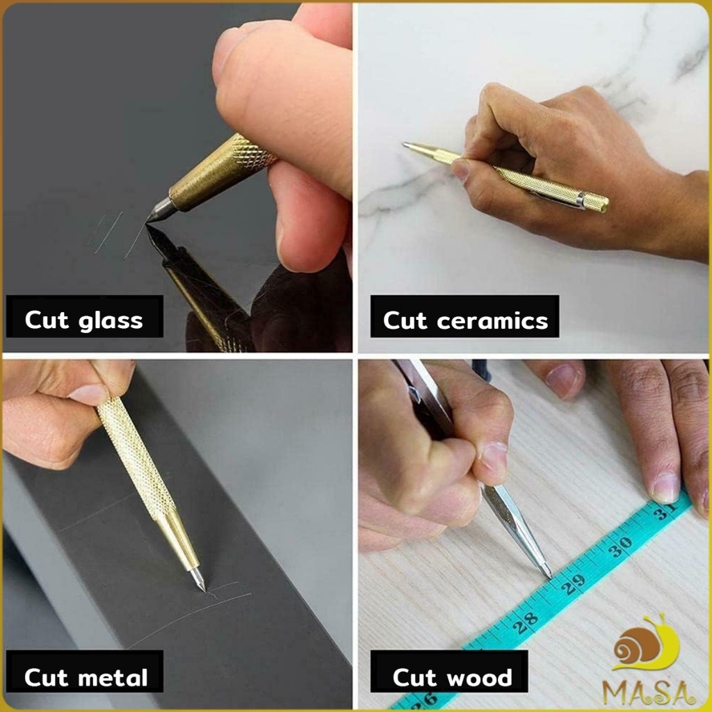 MASA Ceramic Tile Scriber Pen Metal Scribe Tool for Metal Sheet/Glass ...