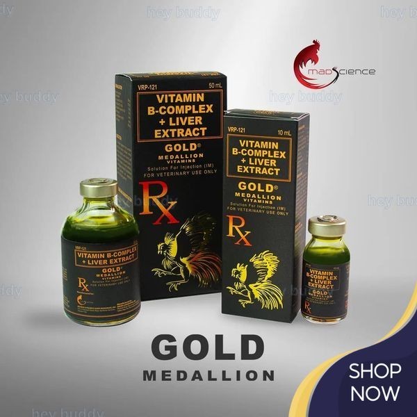 Gold Medallion (10ml & 50ml) Vitamin-B Complex + Liver Extract for ...