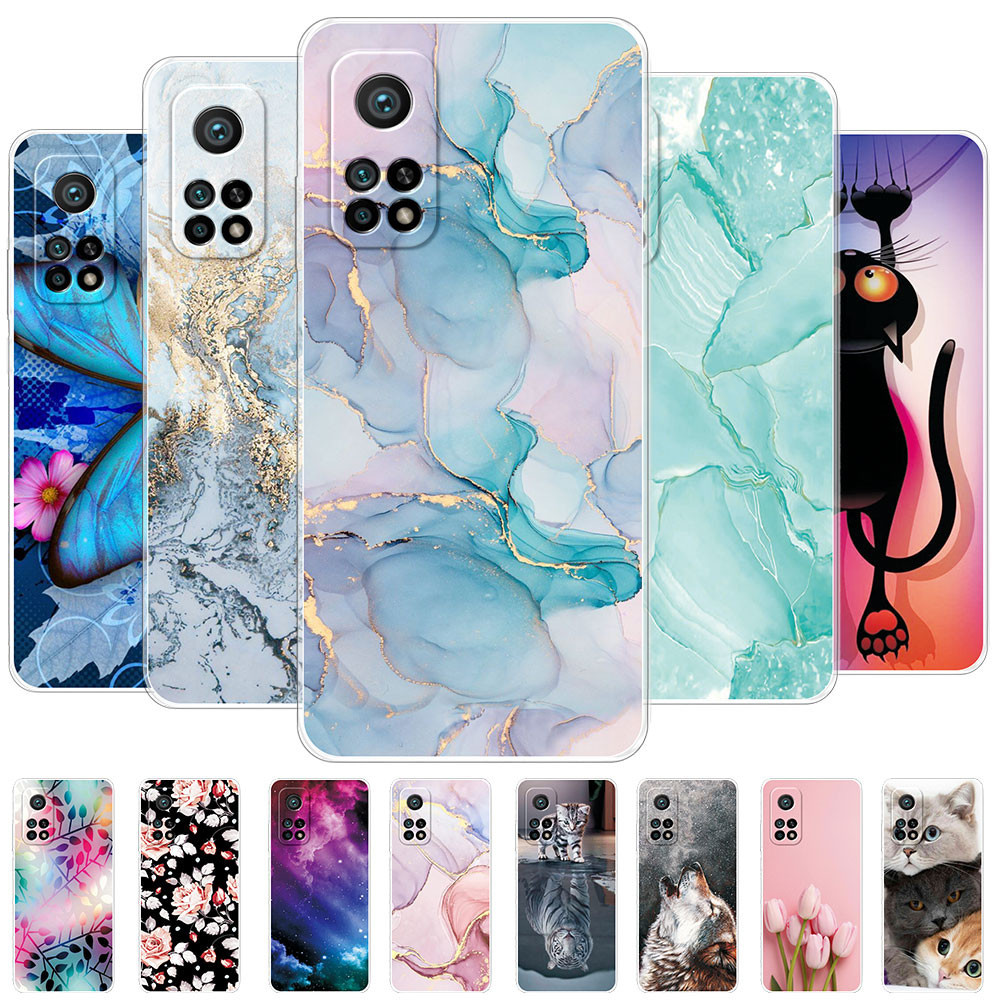 For Xiaomi Mi 10T Pro 5G / Mi 10 Pro Case Phone Cover Cute Cat ...
