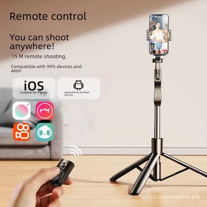 Mobile phone Bluetooth selfie stick anti-shake tripod beauty light ...