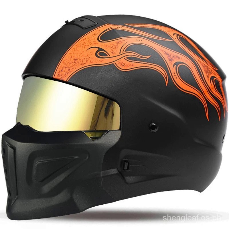 Motorcycle Helmet Combination helmet Full face helmet Locomotive Half ...