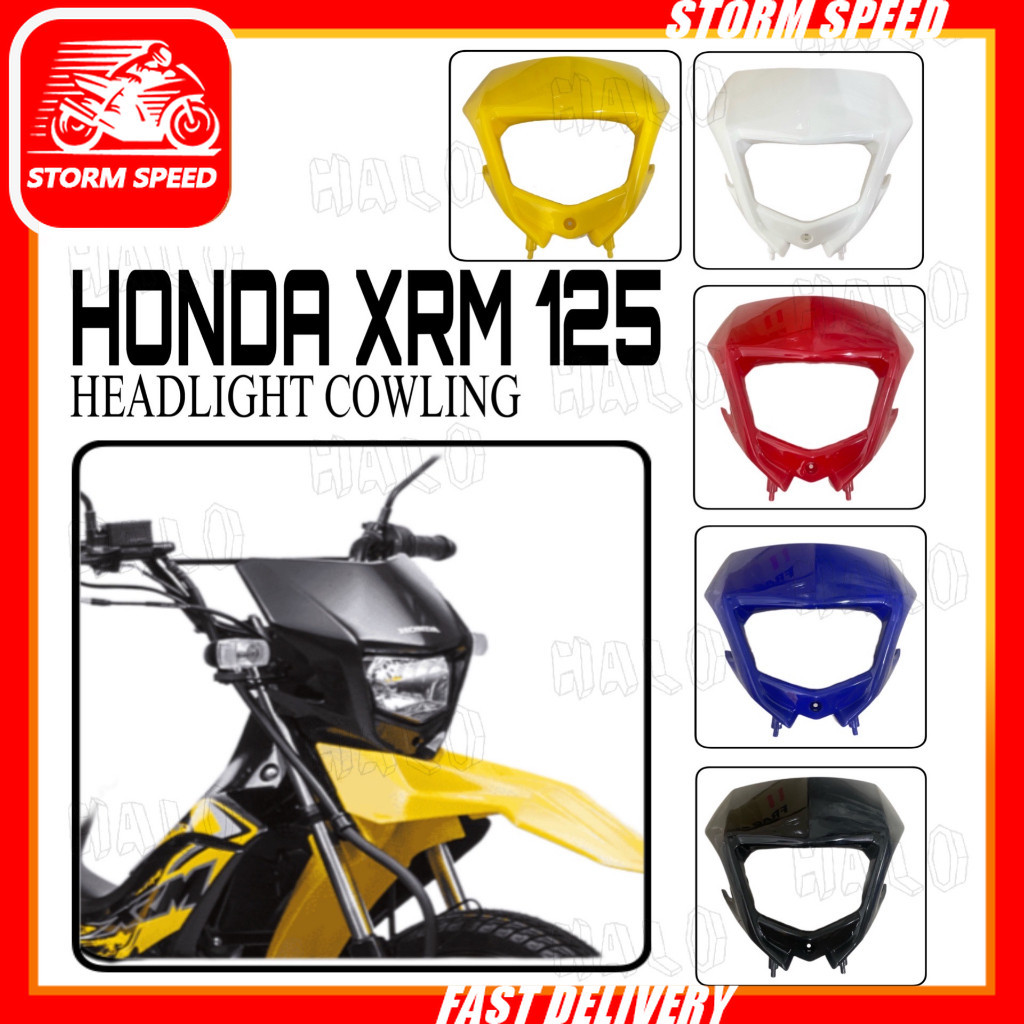 MOTORCYCLE PARTS FRONT COWLING XRM 125 A43 [STORM SPEED] | Shopee ...