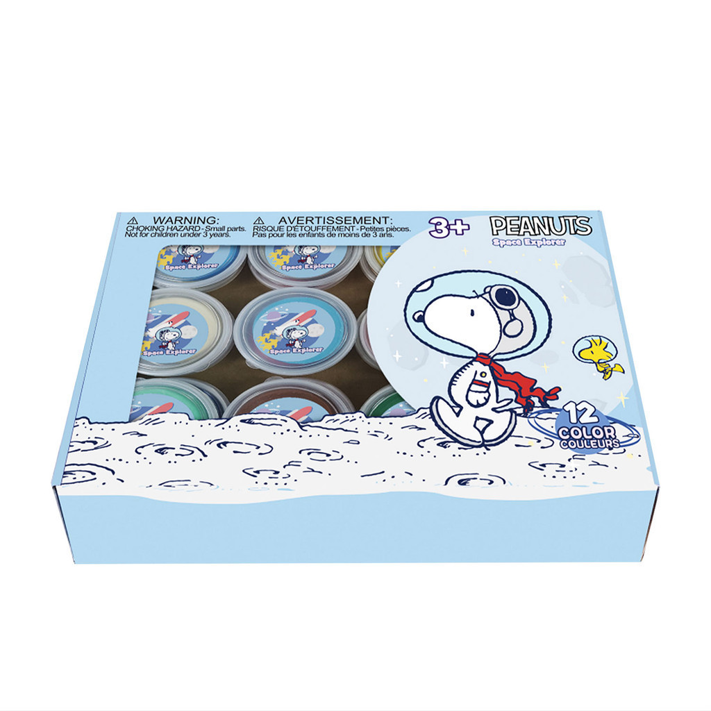 MINISO Snoopy the Little Space Explorer Collection (Light) Colored Clay ...