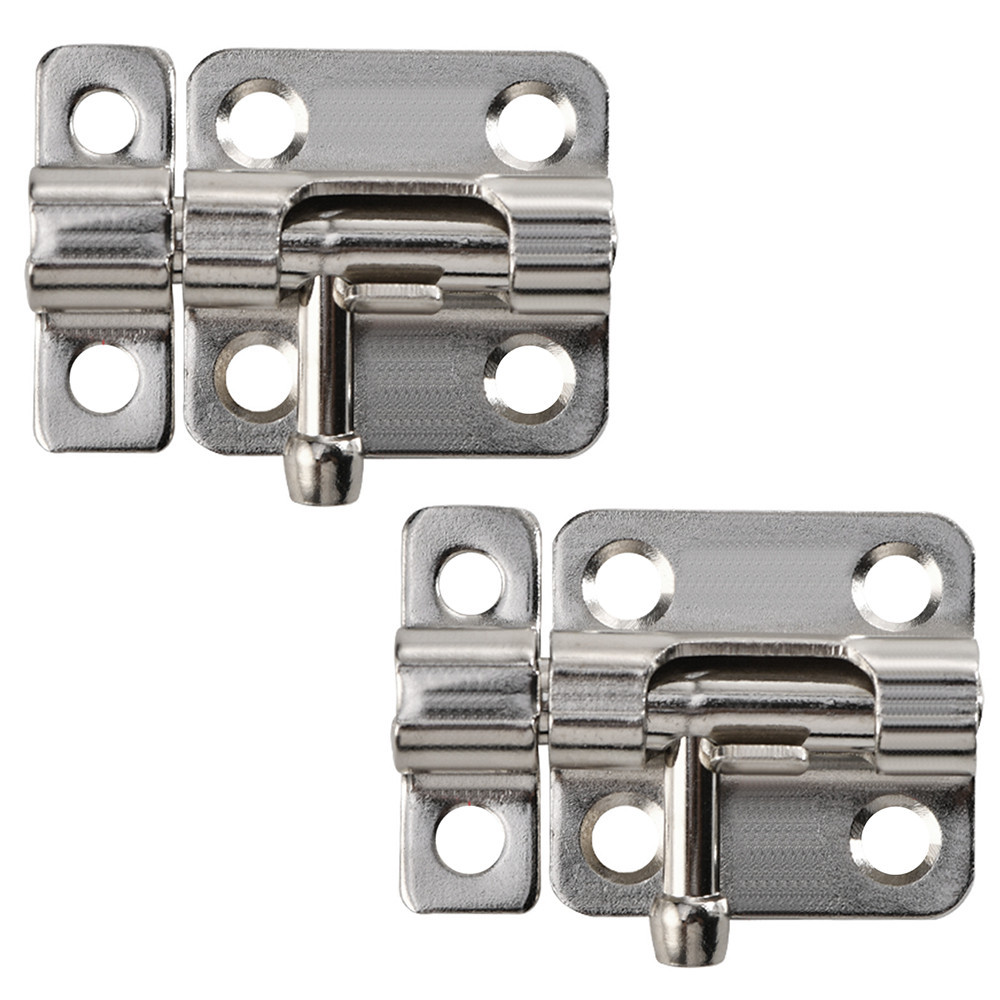 2 Pcs Surface Mounted Non Lockable Padlock Type Mini Door Buckle for ...