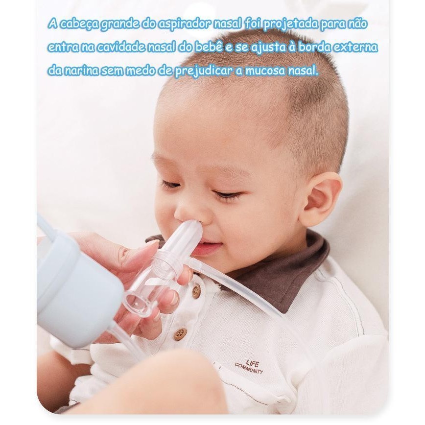 Long Tip Silicone Baby Nasal Aspirator baby manual hand pulled negative ...