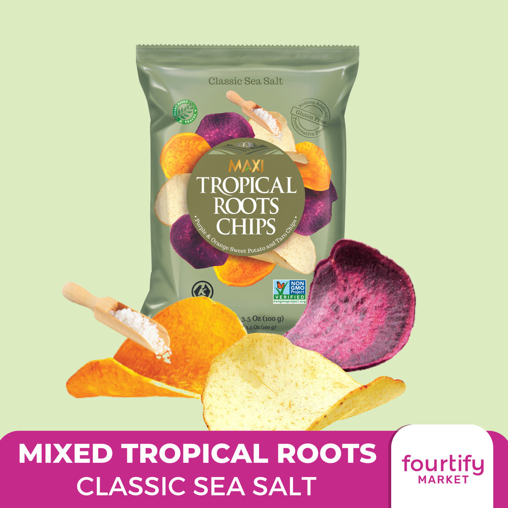 Maxi Tropical Root Chips Classic Sea Salt 100g | Shopee Philippines