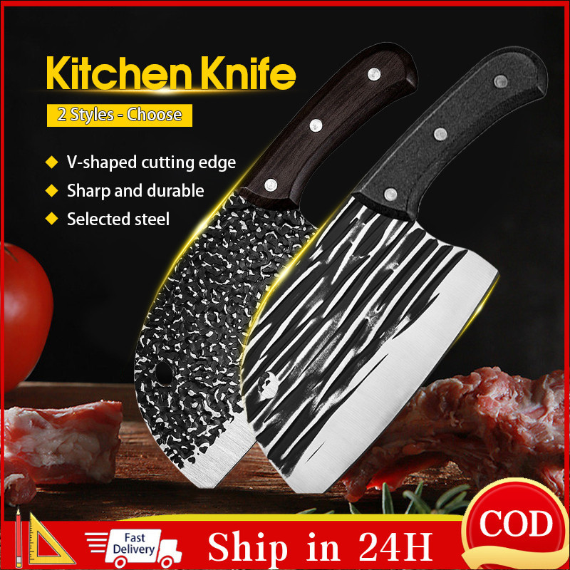 Kitchen Knife Traditional Handmade Chef's Chopper Cooking Knives ...