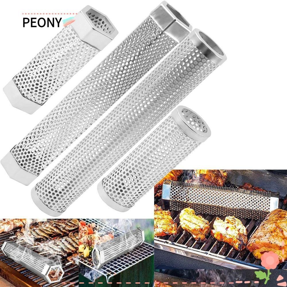 PEONY Stainless-Steel Mesh BBQ Tools Pellet Smoker Filter Gadget Smoked ...