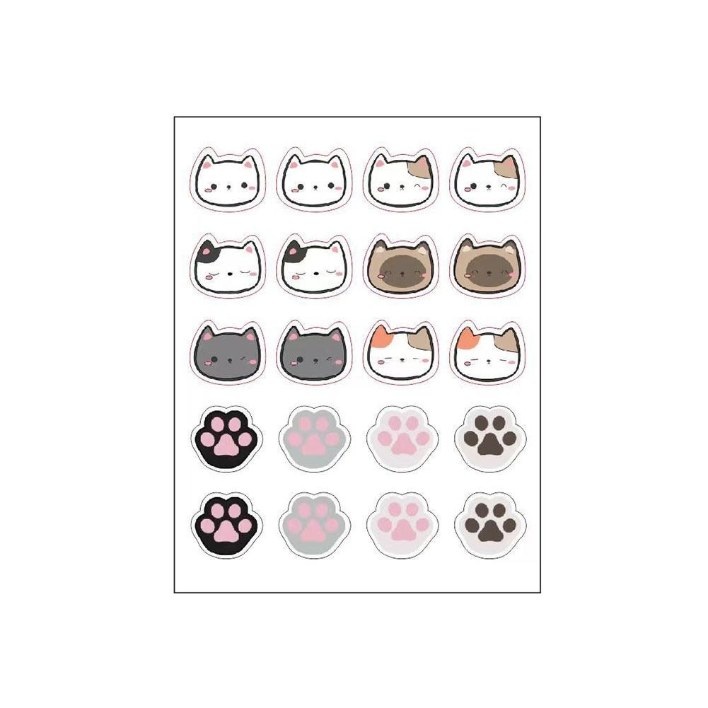 Cute Cartoon Cat Acne Patches Pe Beauty Stickers In Unique Shapes ...