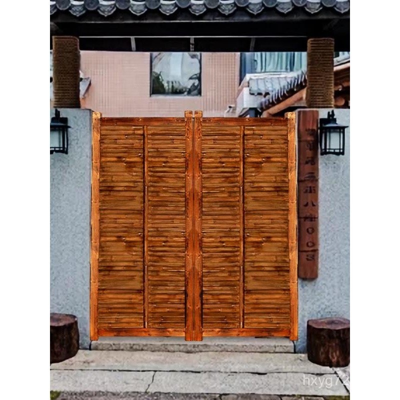 Japanese Style Garden Bamboo Fence Small Yard Bamboo Barrier Outdoor ...