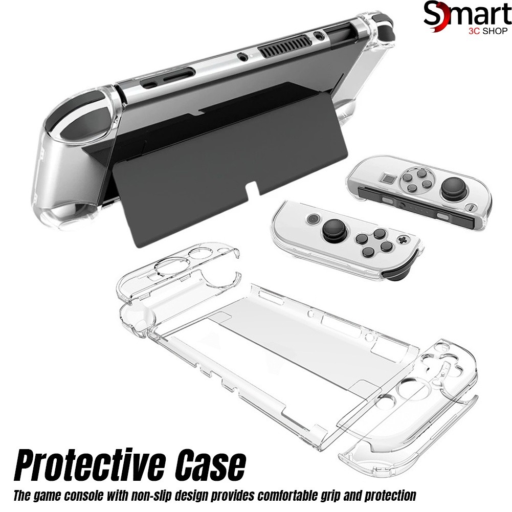 Anti-Scratch Dockable Switch Case Transparent for Nintendo Switch ...