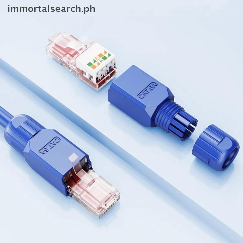 imm Tool-Free RJ45 Connector Field Termination Plug RJ45 Tool Less Gold ...