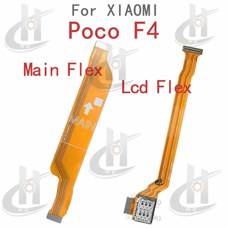 Main FPC LCD Display Screen Ribbon Connect Sim Card Reader Flex ...