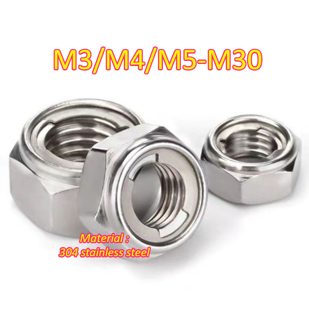 （JSK-1）304 Stainless Steel Metal Hex Nut Stainless Steel Screw Cap Lock ...