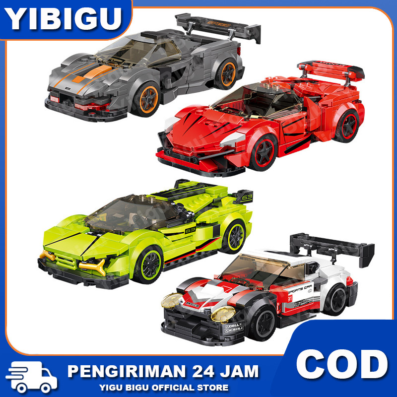 Ready BIG F1 Racing CAR Brick Toy FAMOUS CAR SPORT CAR | Shopee Philippines