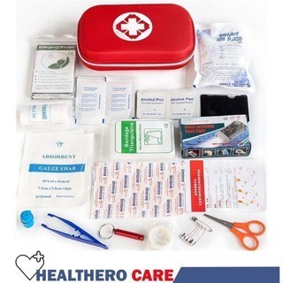 44 piece first aid kit Outdoor emergency kit medical kit family car ...