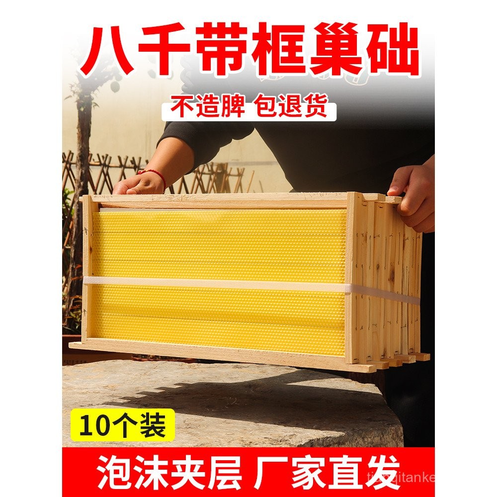 Authentic Eight Thousand Framed Bee Foundation Medium Bee Finished ...