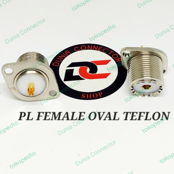 PL FEMALE OVAL TEFLON CONNECTOR | Shopee Philippines