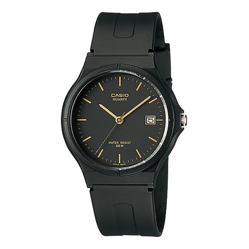 Casio (MW-59-1EVDF) Black Resin Strap 50 Meter Quartz Watch | Shopee ...