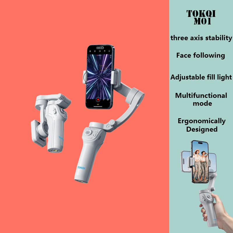 TNW M01 Smartphone 3-axis Gimbal Stabilizer With Fill light Mobile ...