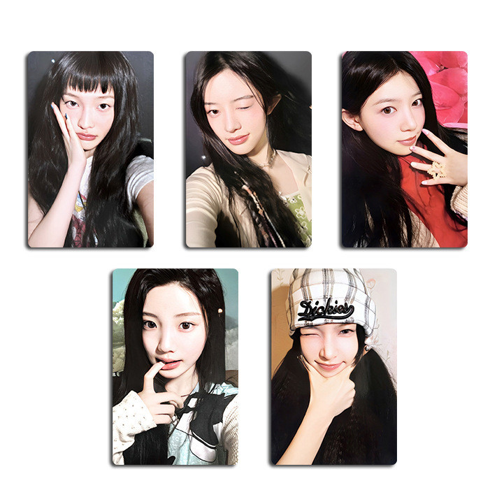 1-5pcs ILLIT Lomo Cards Super Real Me Album ID Photo Photocard YUNAH MINJU MOKA WONHEE IROHA ...