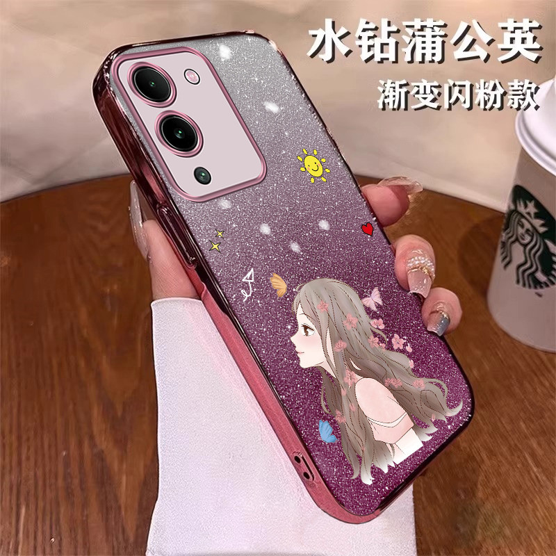 Casing infinix note 12 g96 Phone case beautiful girl with soft gold ...