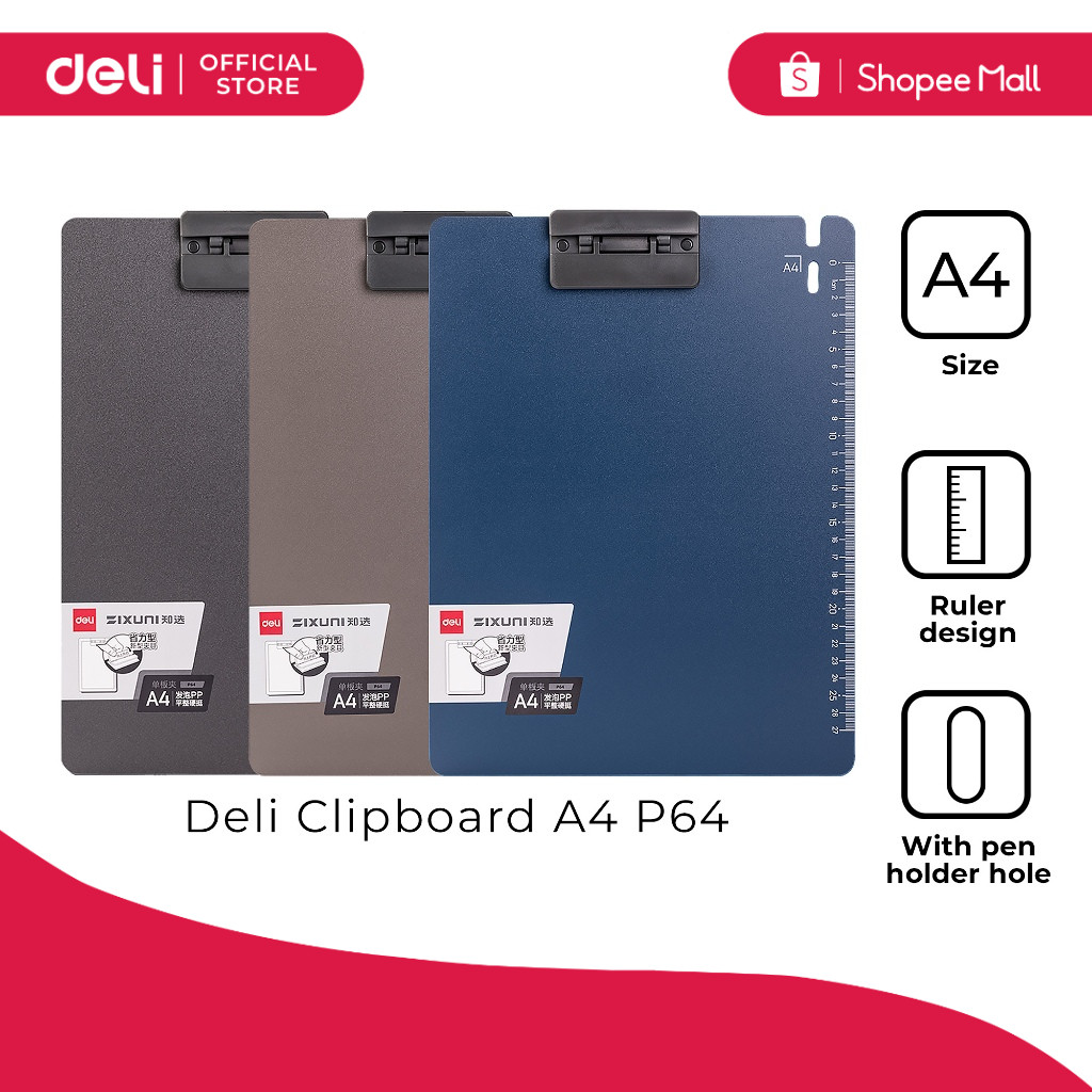 Deli P64 Clipboard A4 | Shopee Philippines