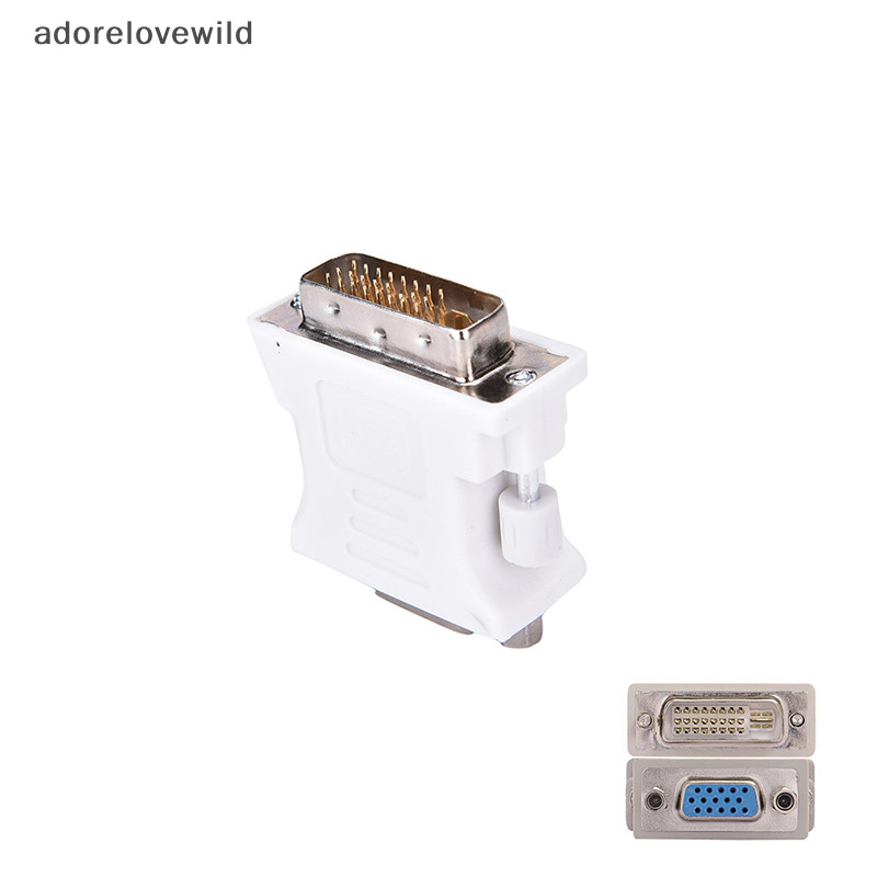 ALW 15 Pin VGA Female to 24+1 pin DVI-D Male Adapter Video Converter ...