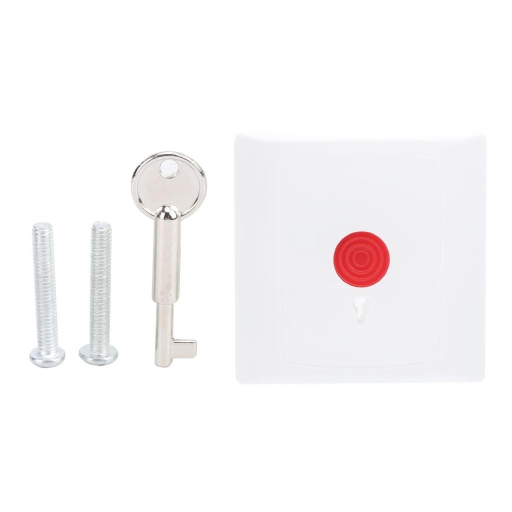 Onebuycart Wired Emergency Panic Alarm Button Intelligent Door Access Property Switch with Key ...