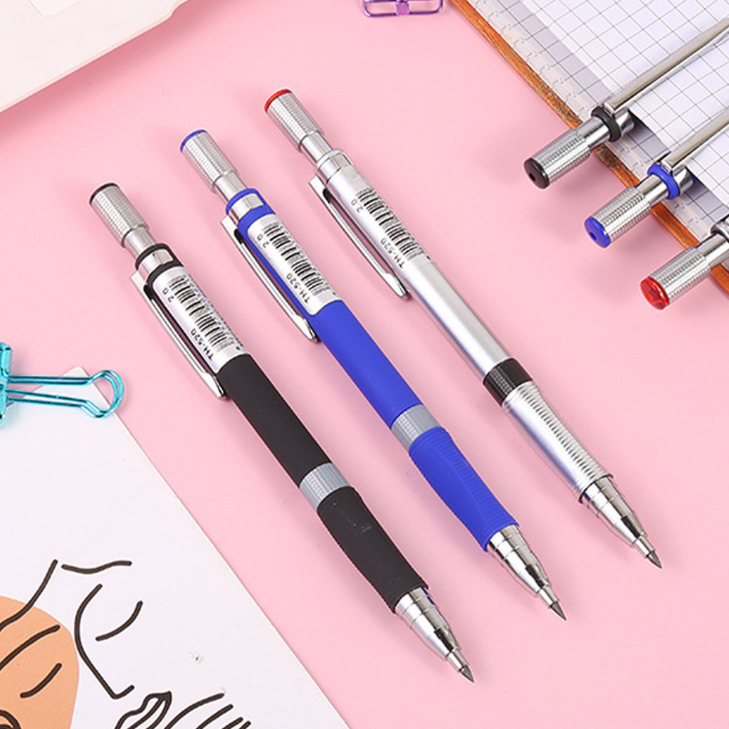 Simple Mechanical Pencil 2.0MM Press Pen School Supplies Student ...