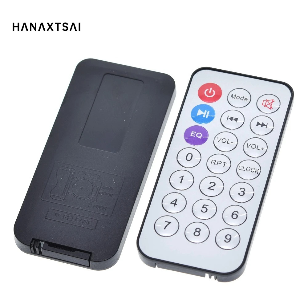 21 Key MP3 Decoding Board Remote (Ultra-Thin Infrared MP3 Card Bluetooth Wireless Remote Control ...