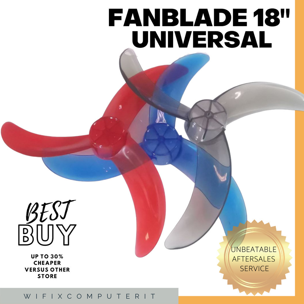 GG+Electric Fan Blade Elesi 18" (Asahi/Hanabishi/Camel/Dowell ...