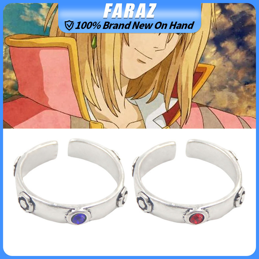 Beauty Gifts - Howl's Moving Castle Anime With Jewelry Adjustable Rings ...