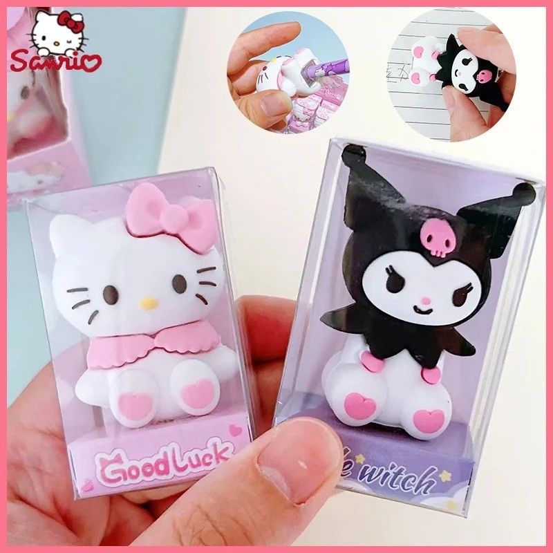 Cartoon Pencil Sharpener Kuromi Melody Hello Kitty Sanrio Sharpener ...