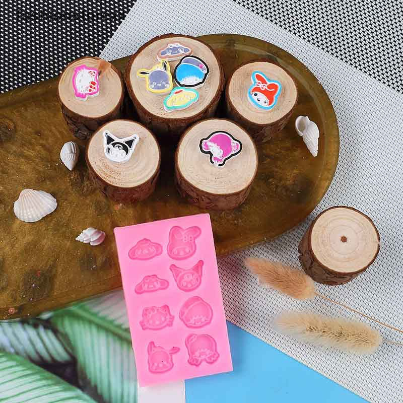 [fashion] Kawaii Hello Kitty Mold Cinnamoroll Kuromi Cartoon Plaster ...