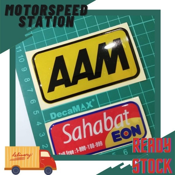 STICKER EPOXY SAHABAT EON AAM REFLECT PANTUL for Proton Stiker Kereta ...