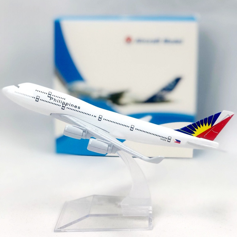 Philippine Airlines PAL Boeing B747 Aircraft Model 16cm Diecast Metal ...