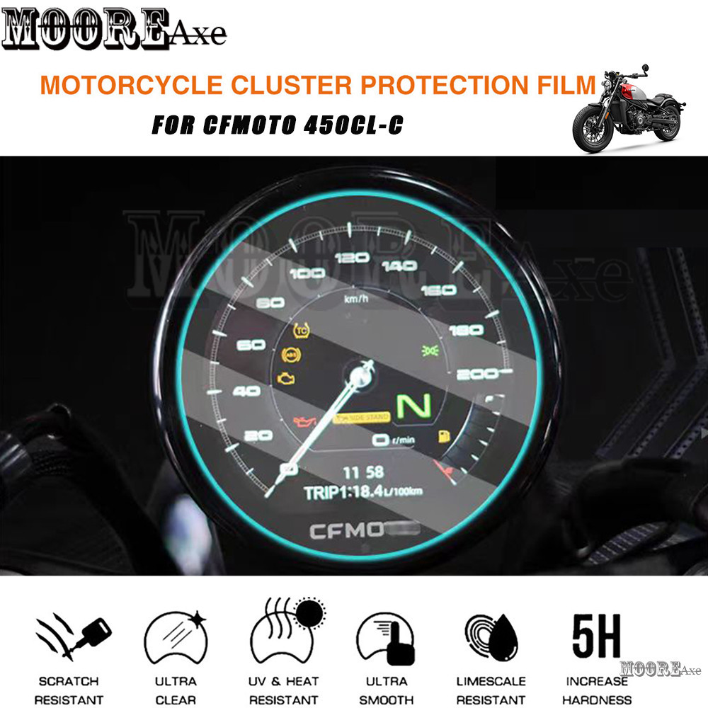 Mooreaxe For CFMOTO 450CL-C 450CLC 2023 2024 2025 Motorycle Speedometer Instrument Protective ...
