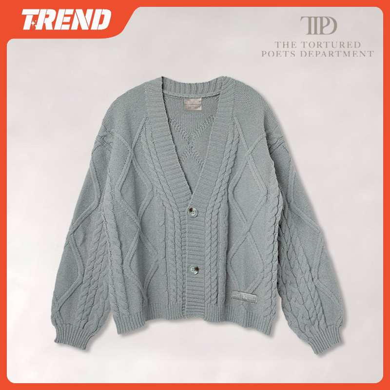 【High Quality】Taylor Swift TTPD Merch Cardigan The Tortured Poets ...