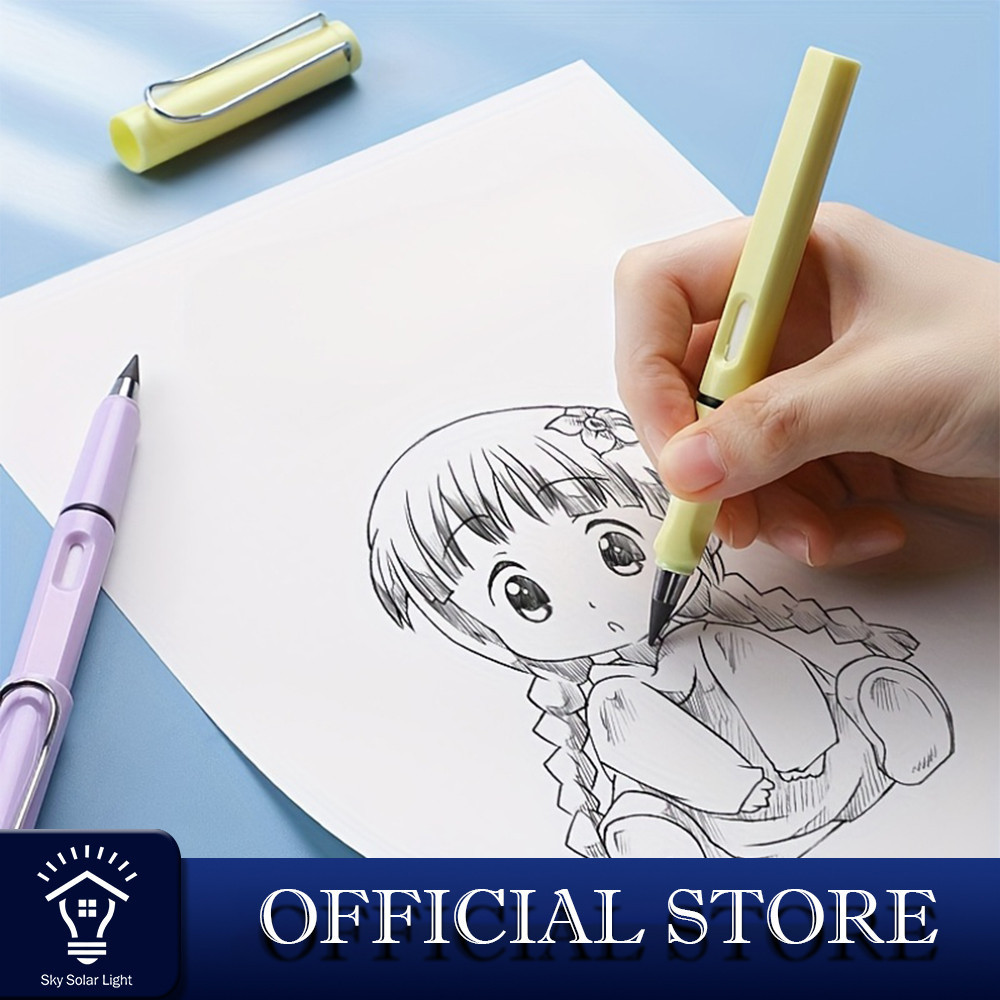 SKY Modern Design Pencil Inkless Writing Magic Pencils 1pc (Random ...