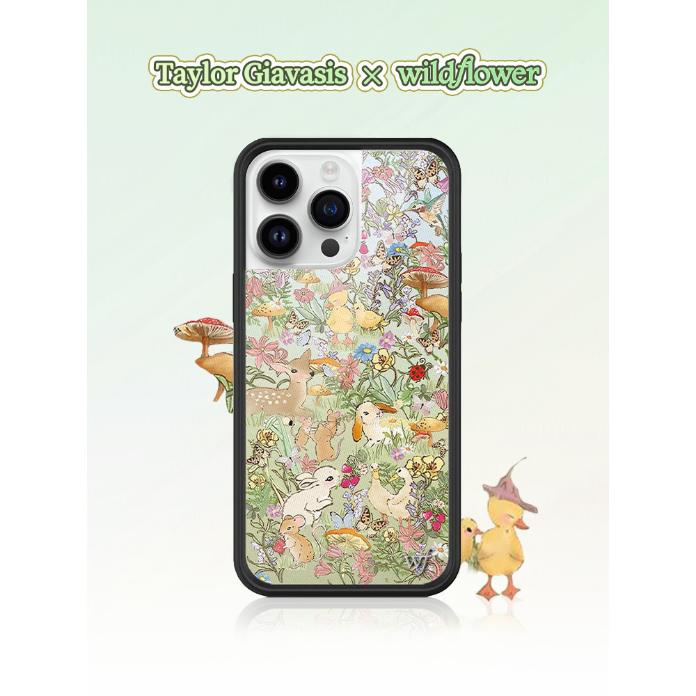 Taylor Giavasis x Wildflower Joint Name Phone Case For iPhone 16 15 14 13 12 Pro Max Hard WF ...