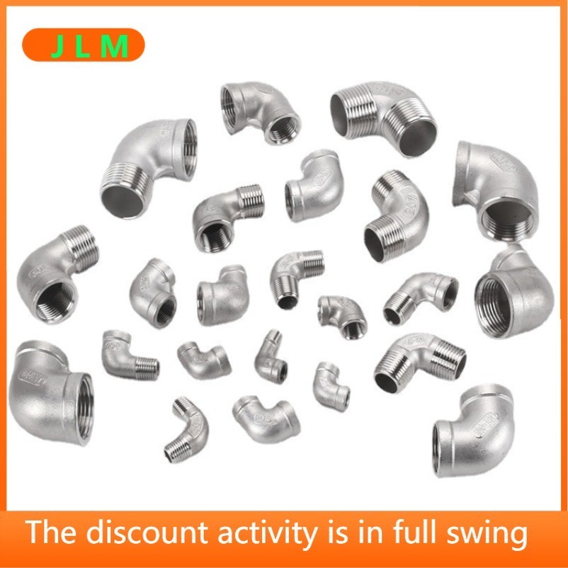 ((JLMR) Stainless Steel SUS304 Inner Outer Wire Elbow 1/2 Points 3 ...