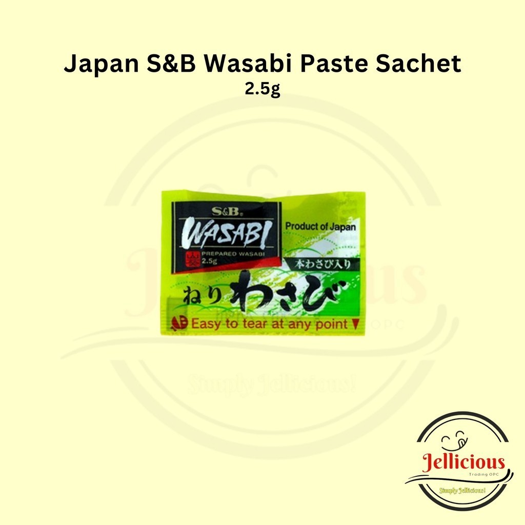 S&B Wasabi Paste Sachet 2.5g | Shopee Philippines