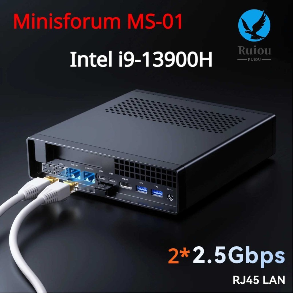 Minisforum MS-01 MINI PC Intel i9-12900H/i9-13900H 2x10G SFP+ 2x2.5G ...