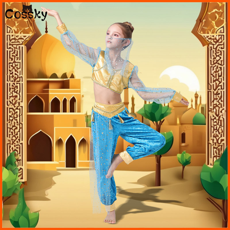 Dress Up Stage Performance Dance Performance Costume Children's Jasmine ...