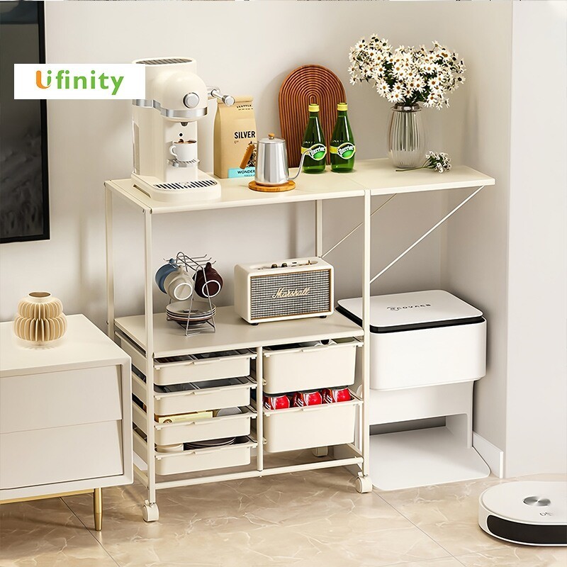 Lifinity Kitchen Organizer Movable Trolley Oven Rack With Wheels And ...