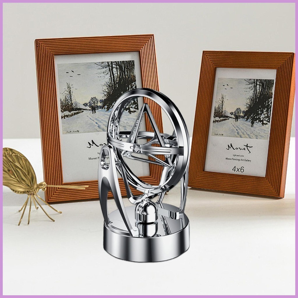 Perpetual Motion Desk Toy Kinetic Art Maglev Decor USB Magnetic Orbit ...