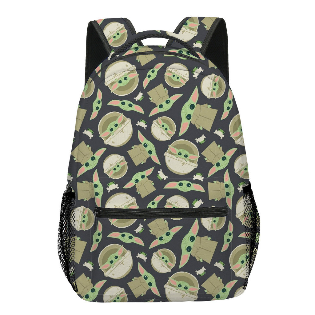 New Baby Yoda Cartoon Character School Bags for Primary and Secondary ...