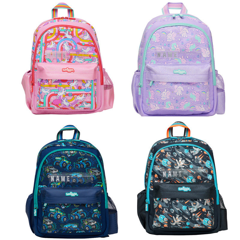 Smiggle Junior backpack ID name cute Printed school Backpack for kids ...
